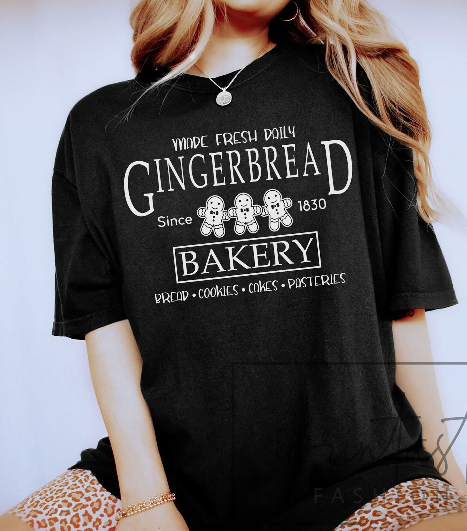 Comfort Colors® Vintage Gingerbread Bakery , Gingerbread Christmas ...