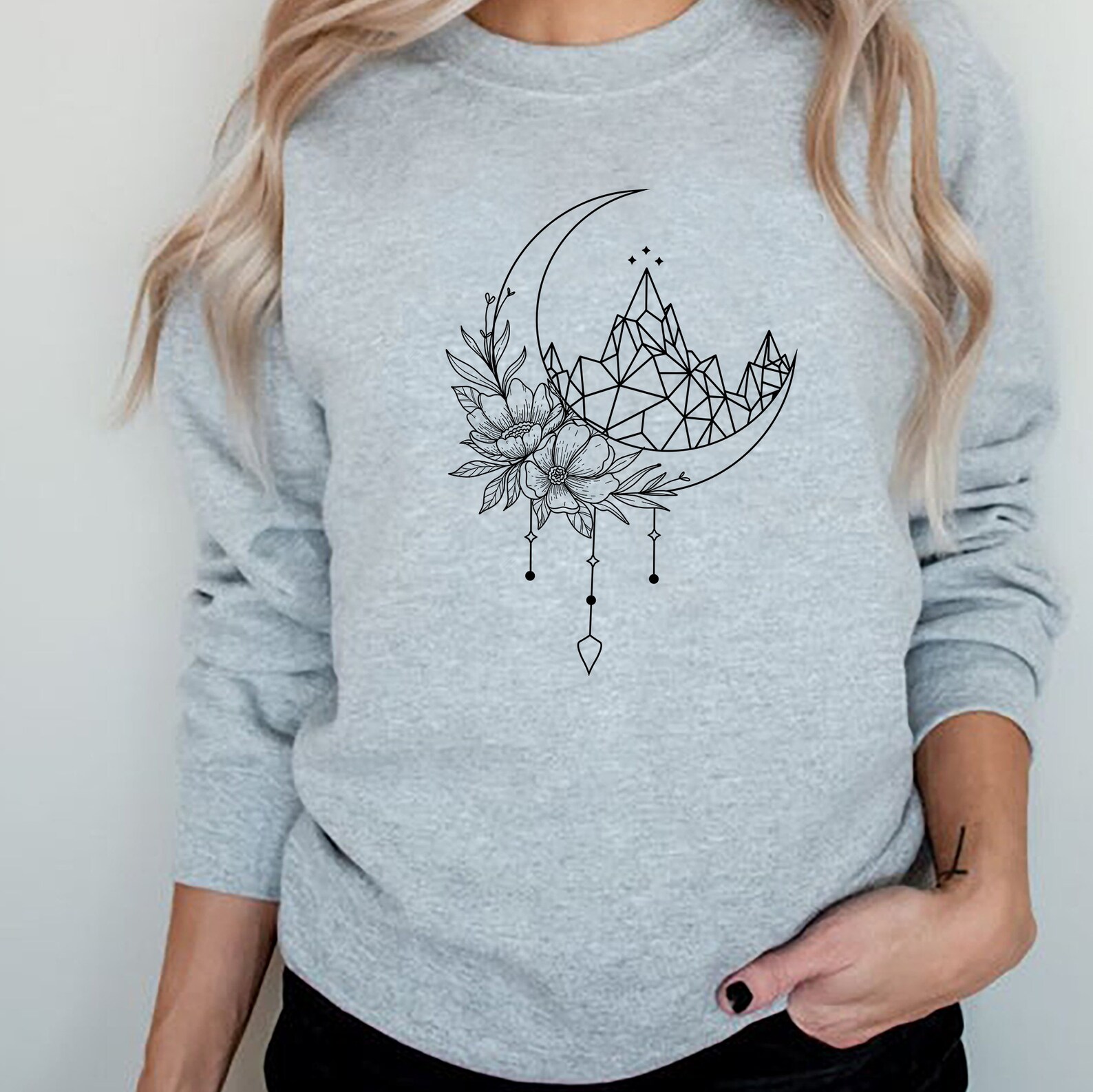 SJM - ACOTAR Feyre's Tattoo SWEATSHIRT, the Night Court Gift, A Court ...