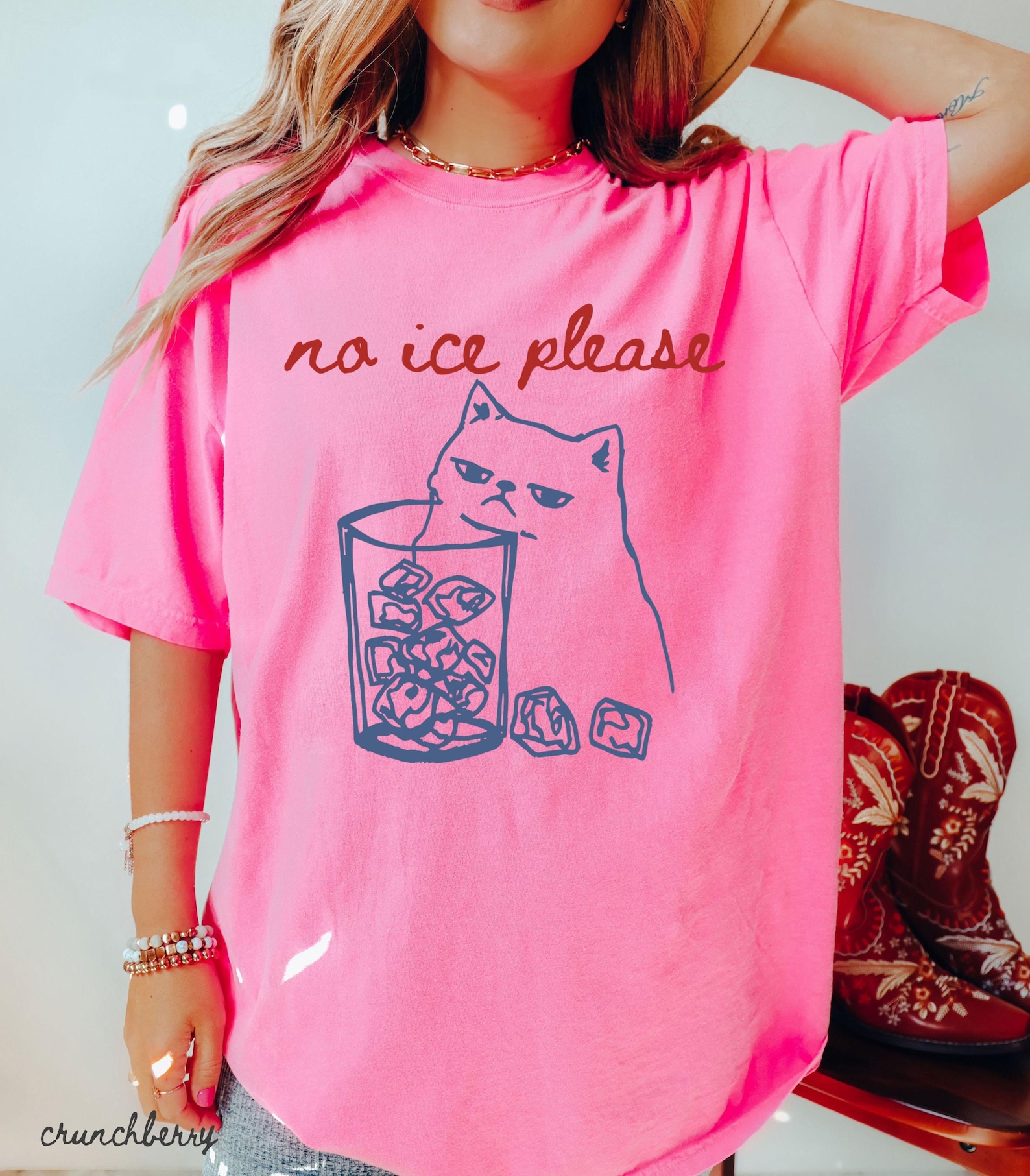 No Ice Shirt With Cat, Social Justice, Feminist Top, Comfort Colors T ...