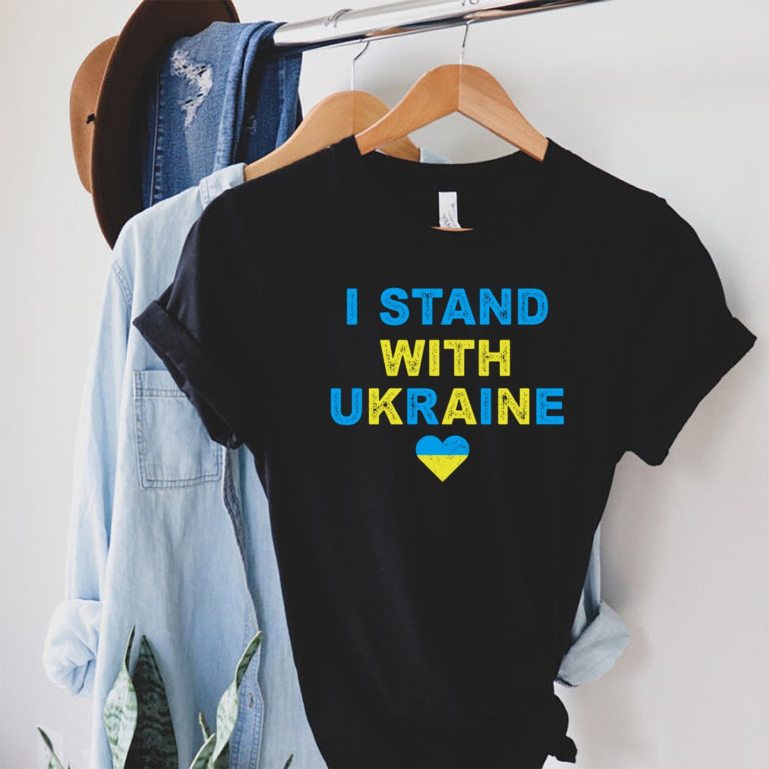 Support Ukraine, I Stand With Ukraine Shirt, Support Ukraine Shirt ...