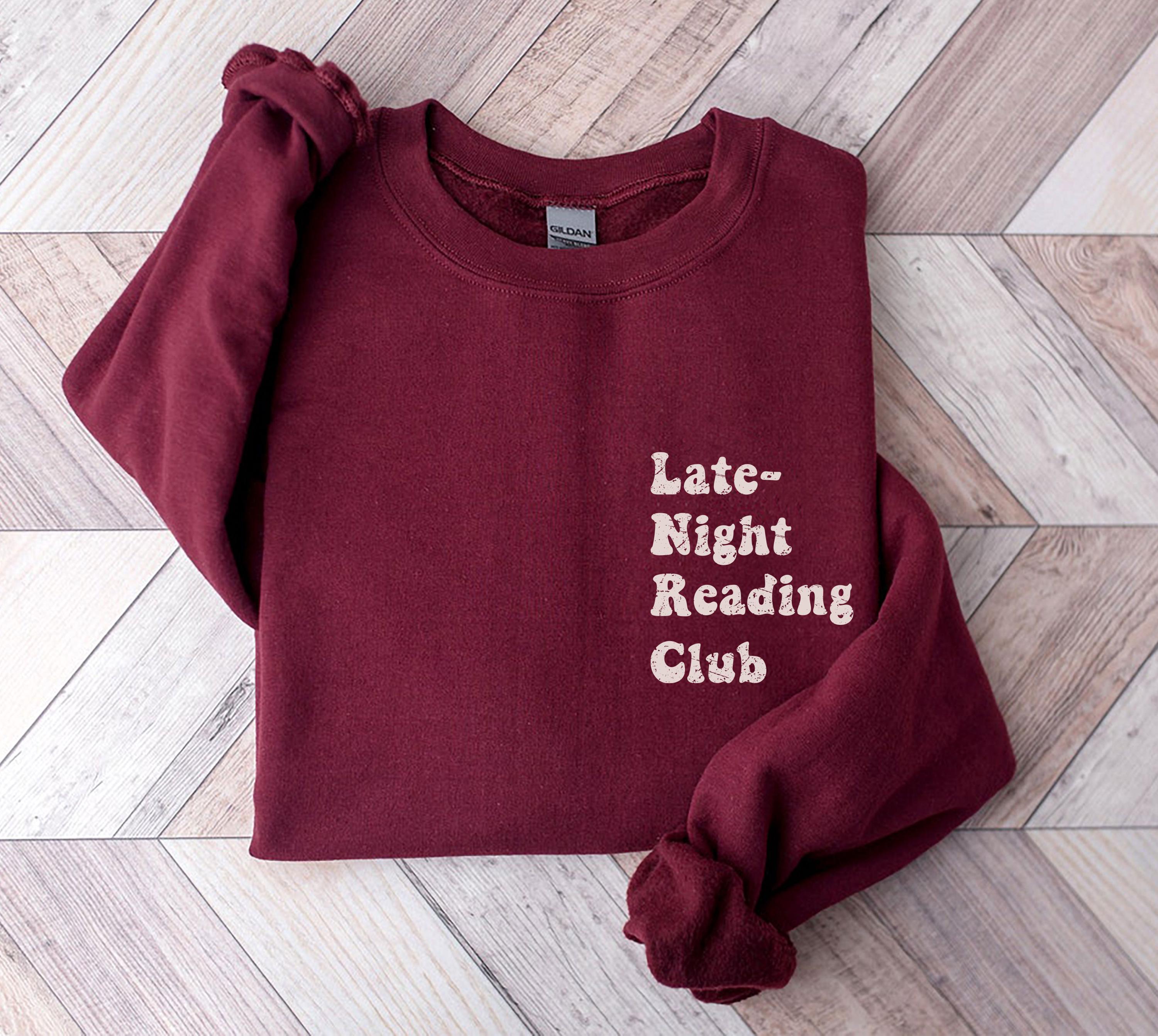 Late Night Readers, Gift for Book Lover, Late Night Book Club, Gift for ...