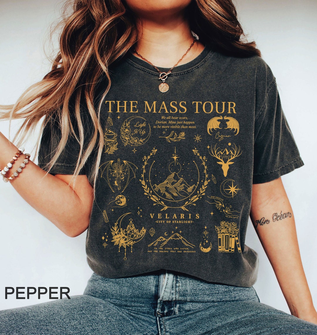 The Mass Tour Tshirt, Velaris Shirt, to the Stars Who Listen, SJM Merch ...