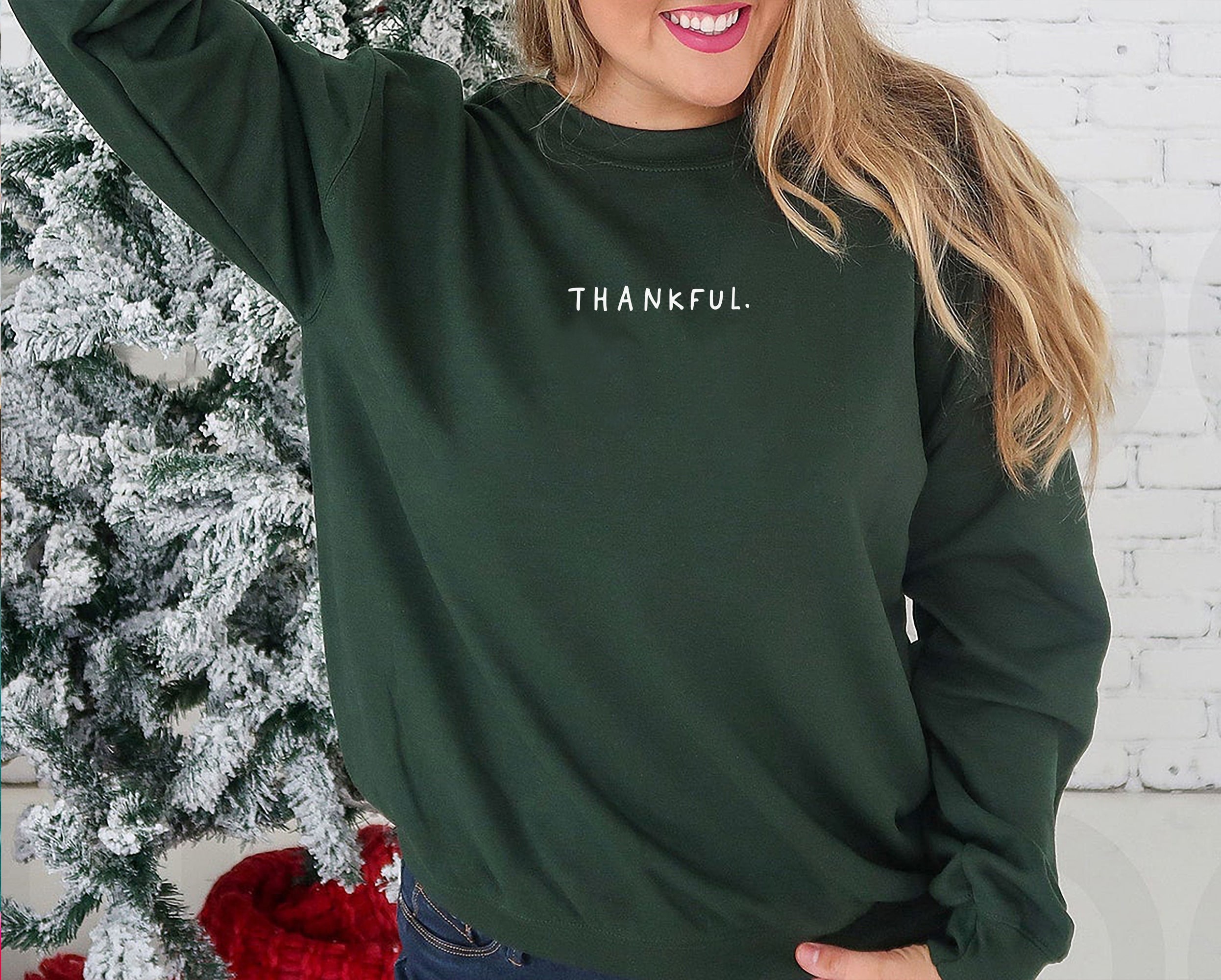 Thankful Sweatshirt Thanksgiving Sweater Thankful Fall - Etsy