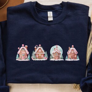 Gingerbread Sweatshirt, Gingerbread House Sweatshirt, Cute Christmas ...