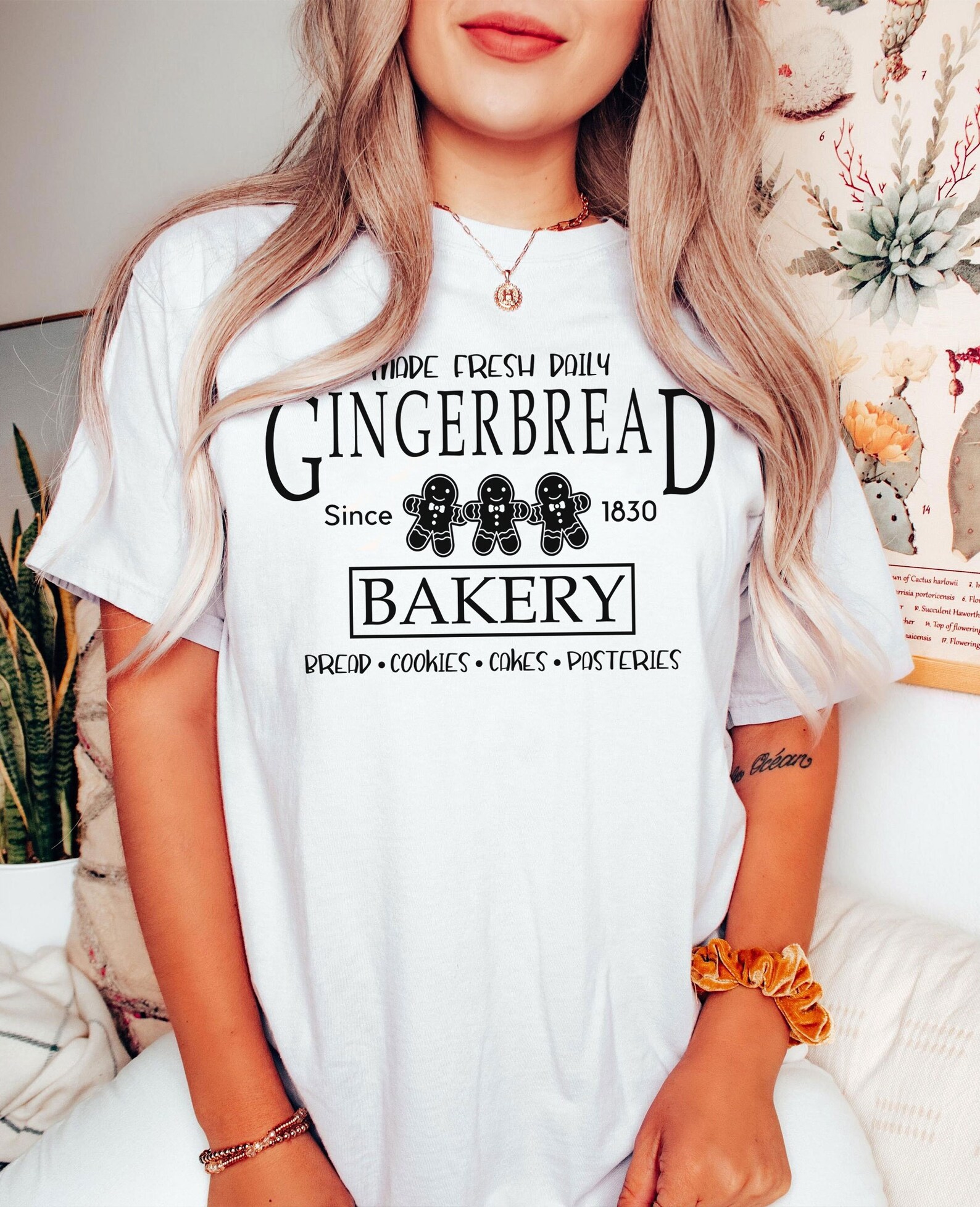 Comfort Colors® Vintage Gingerbread Bakery , Gingerbread Christmas ...