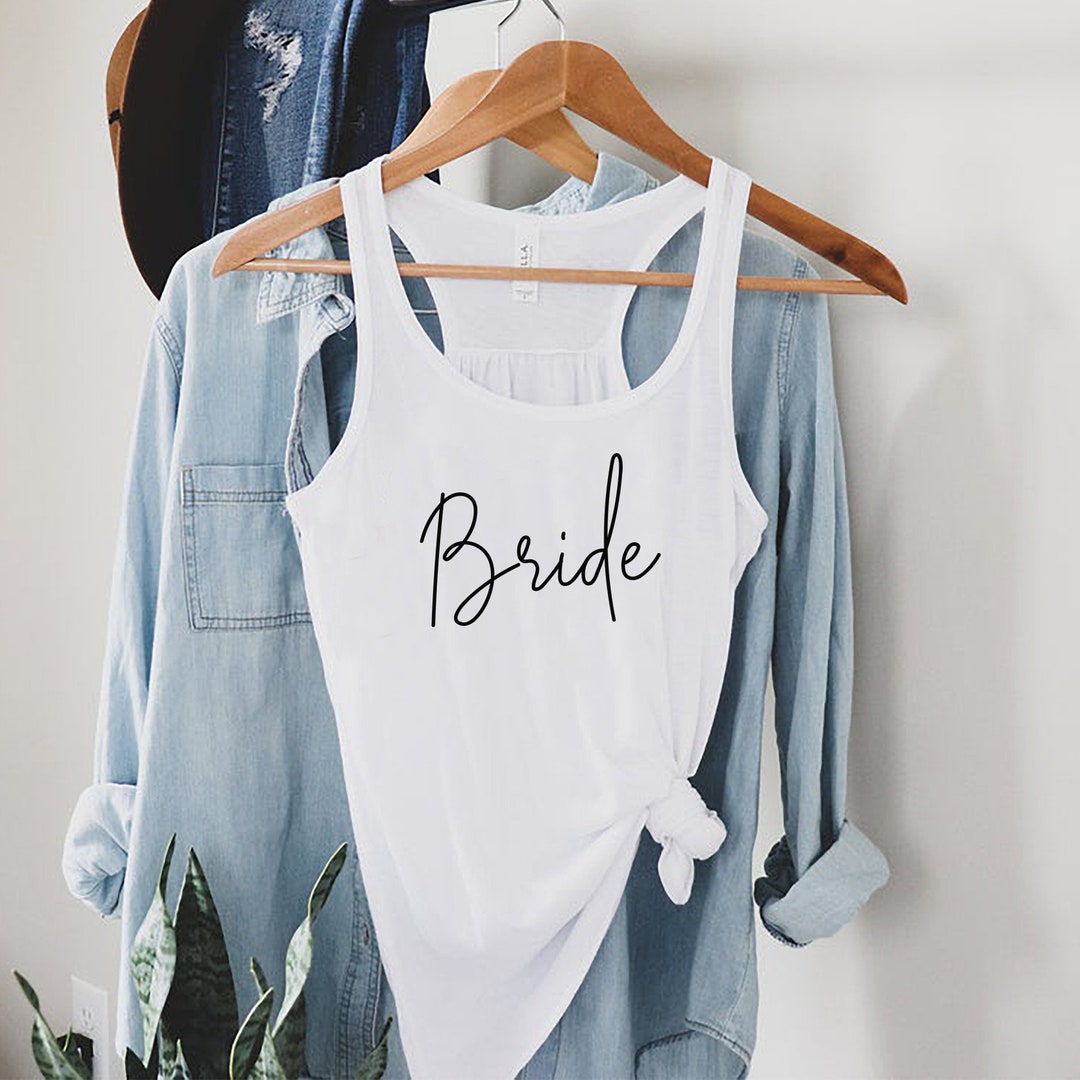 Bride Tank Top, Bride Tank, Gift for Bride, Wedding Gift for Her ,mrs ...