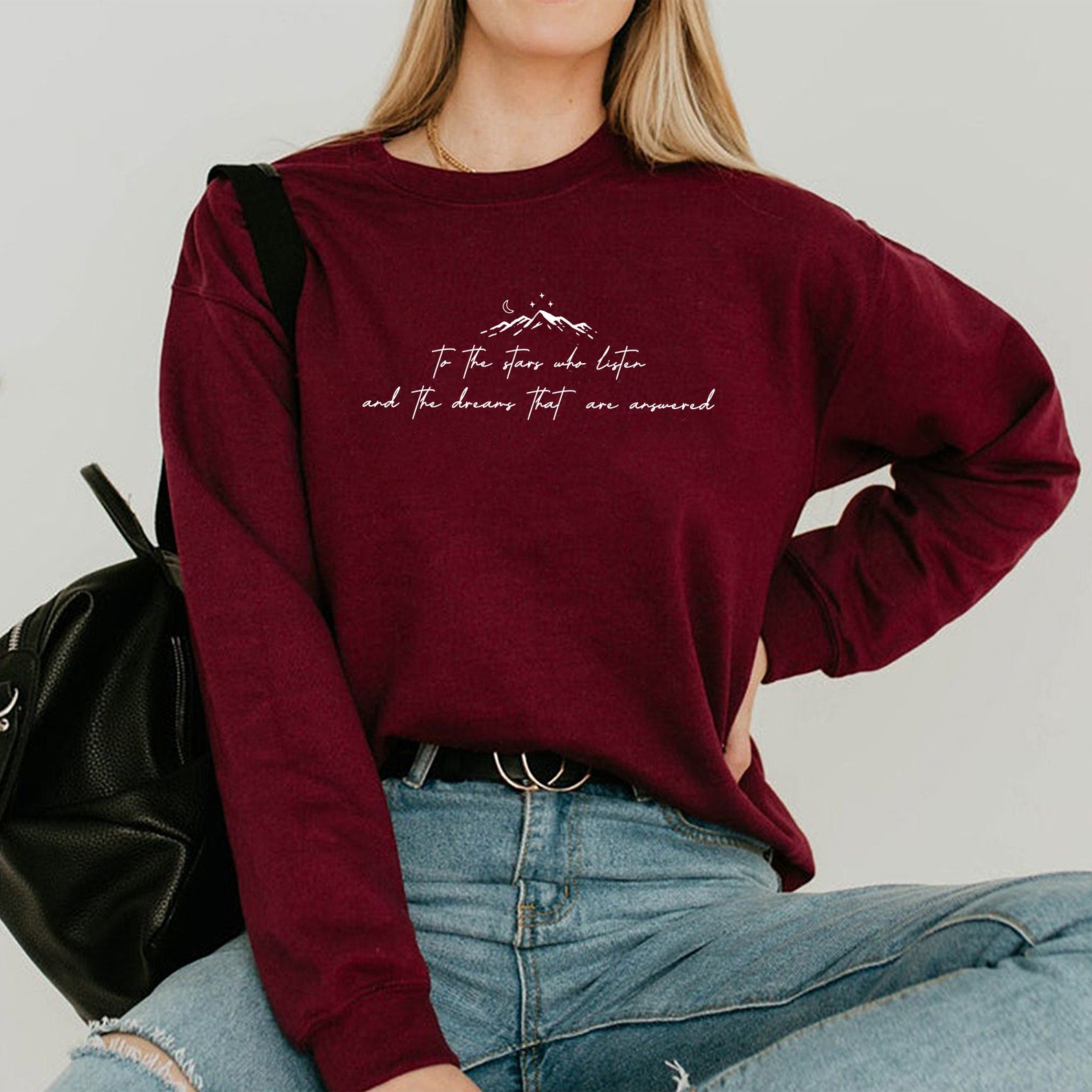 SJM Original Design to the Stars Who Listen and the Dreams - Etsy