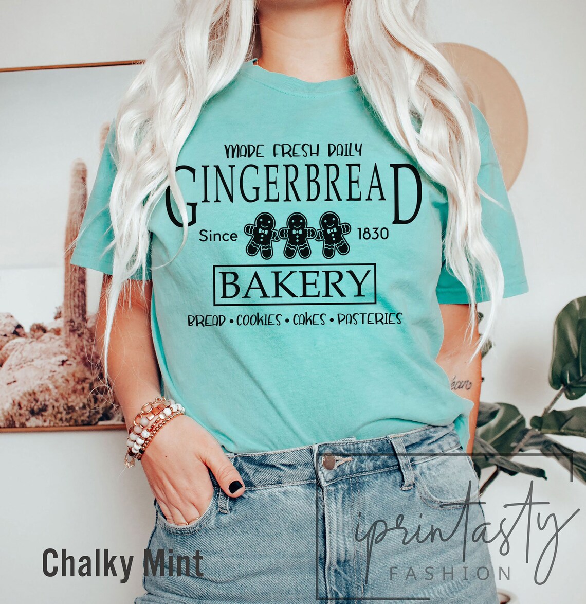 Comfort Colors® Vintage Gingerbread Bakery , Gingerbread Christmas ...