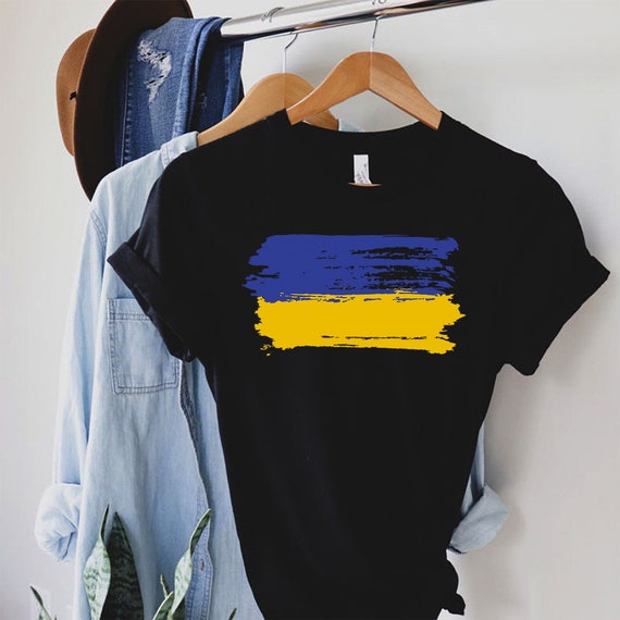 Support Ukraine T-shirt Ukraine Flag Shirt Support Ukraine - Etsy