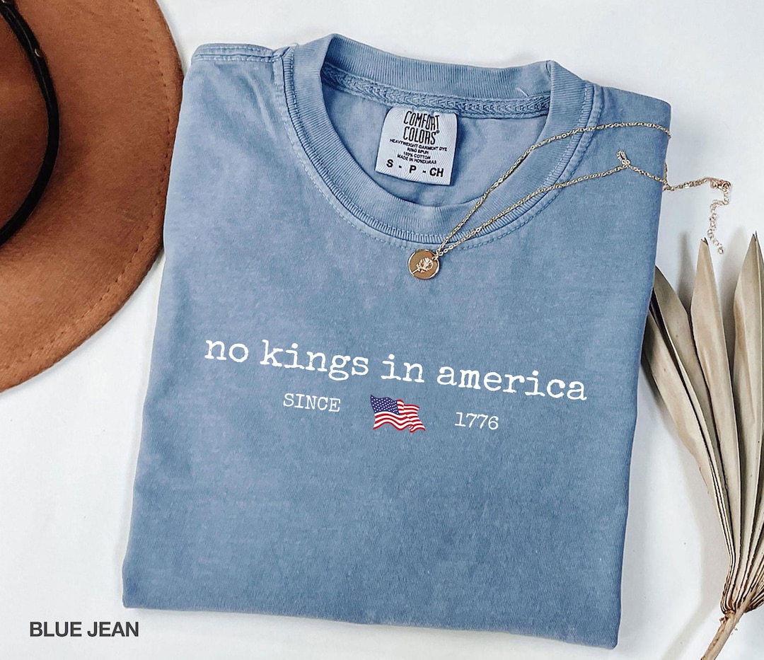 No Kings in America, Anti Trump Shirt, No Kings Shirt, Protest Shirt ...