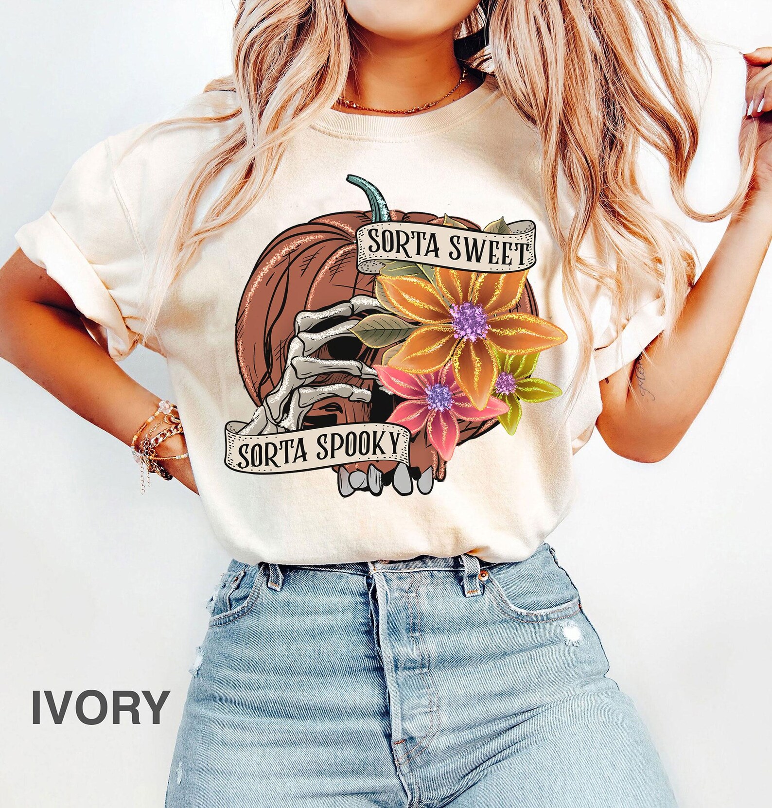 Sorta Spooky Shirt, Sorta Sweet Shirt, Halloween Tshirt, Funny ...