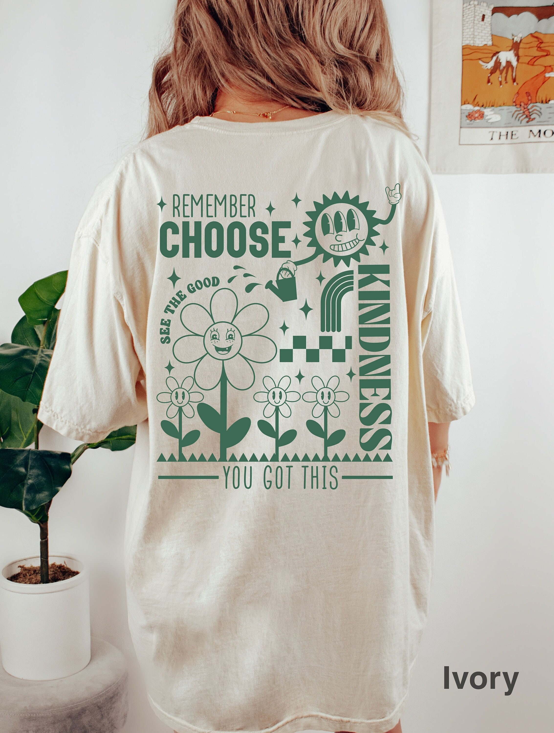 Comfort Colors, Two Sided Kindness Shirt, Trendy Shirt, Positive ...