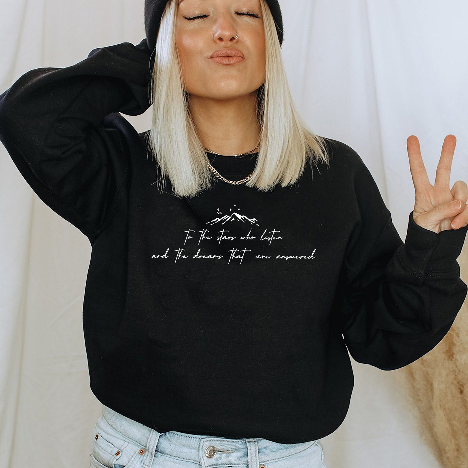 SJM Original Design to the Stars Who Listen and the Dreams - Etsy