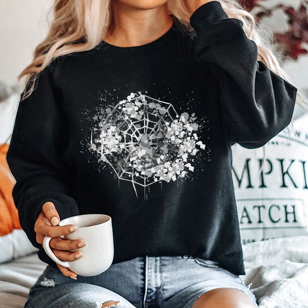 Spider Web Sweater - Etsy