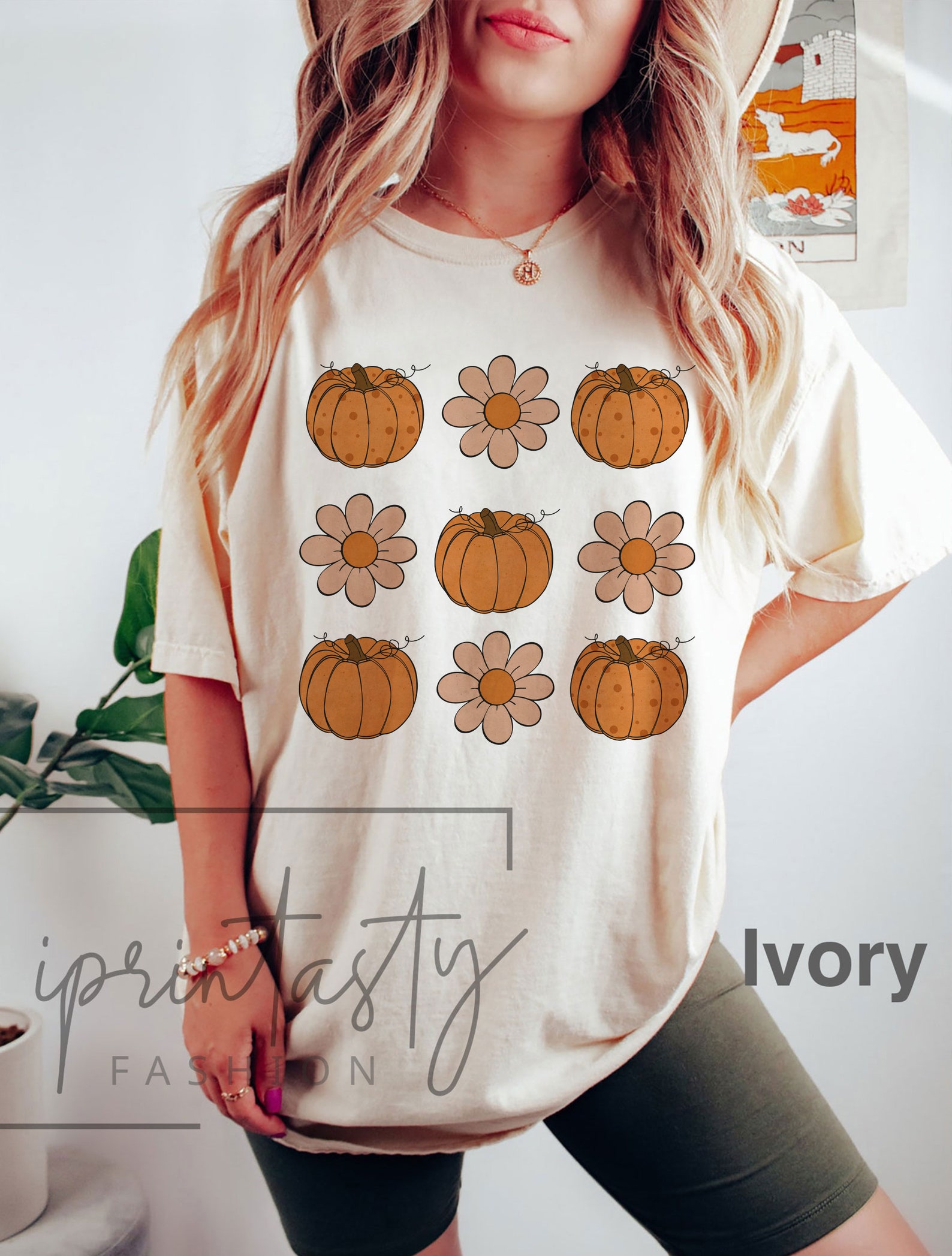 Comfort Colors® Vintage Floral Pumpkins T-shirt Retro Pumpkin - Etsy