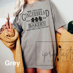 Comfort Colors® Vintage Gingerbread Bakery , Gingerbread Christmas ...