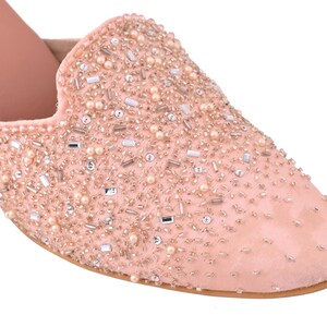 Blush Rose Block Heels | Handmade Shoes | Women's Pastel Sandals ...