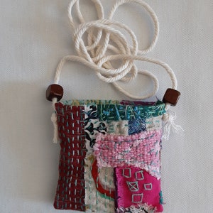 Scrappy Tiny Stitched Talisman Pouch - Etsy