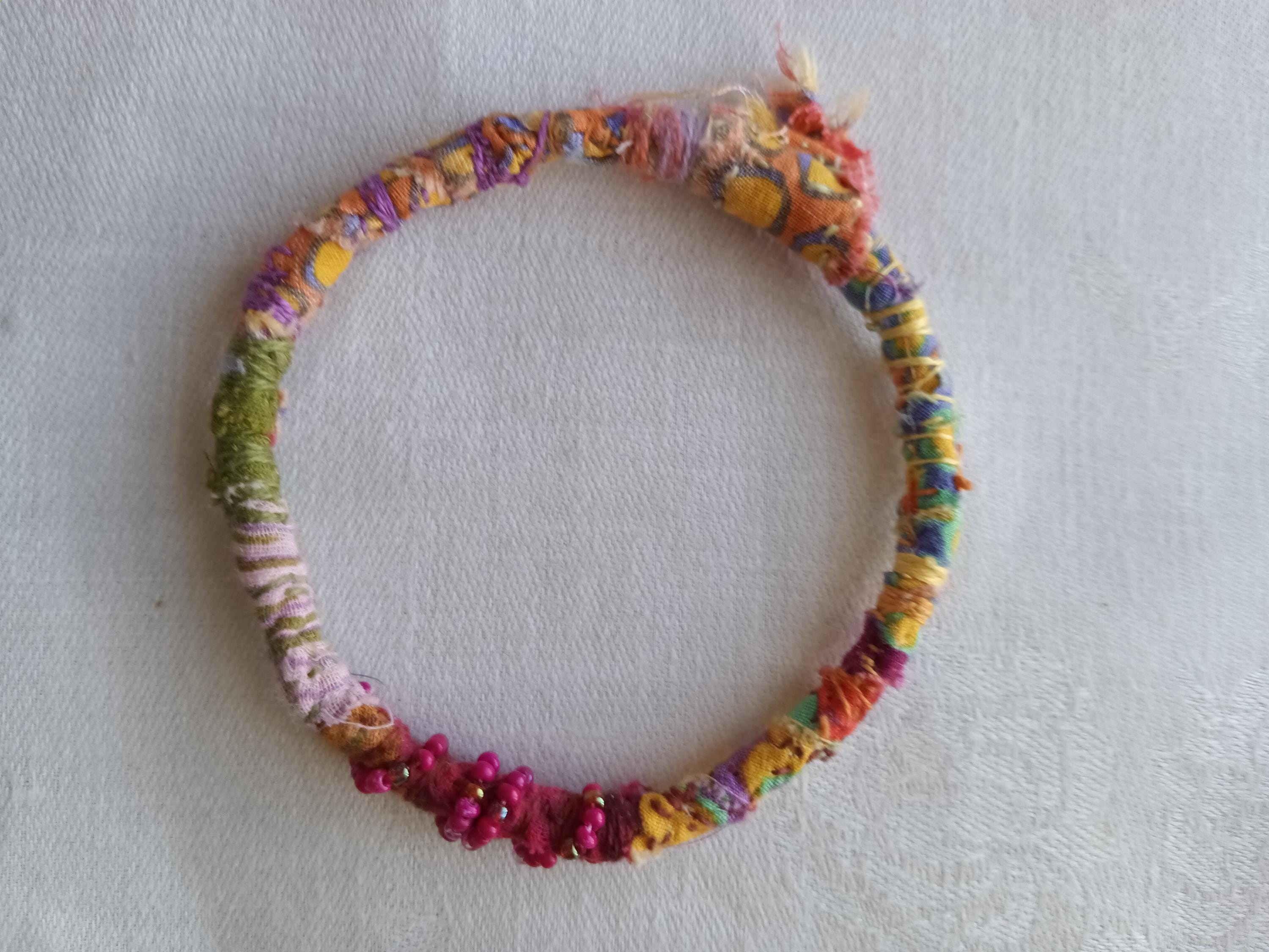 Boho Style Handmade Bangle Bracelets A Whimsical Blend of Vintage ...