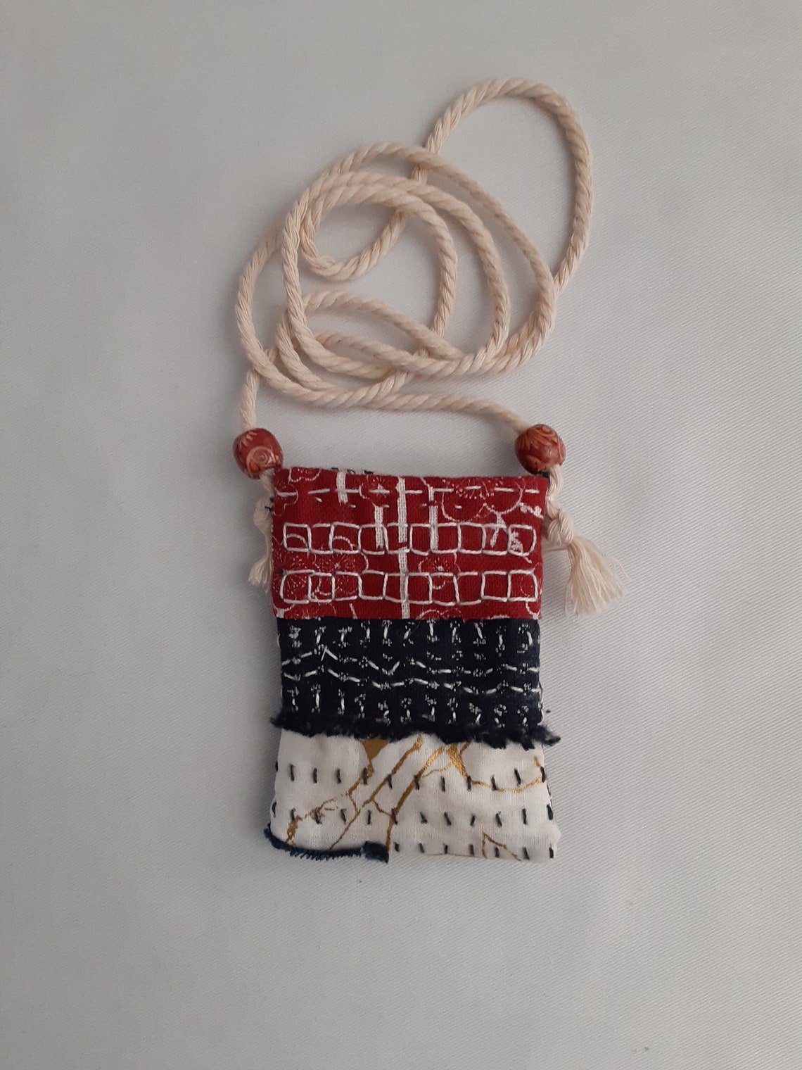 Katazome Cotton Talisman Pouch - Etsy