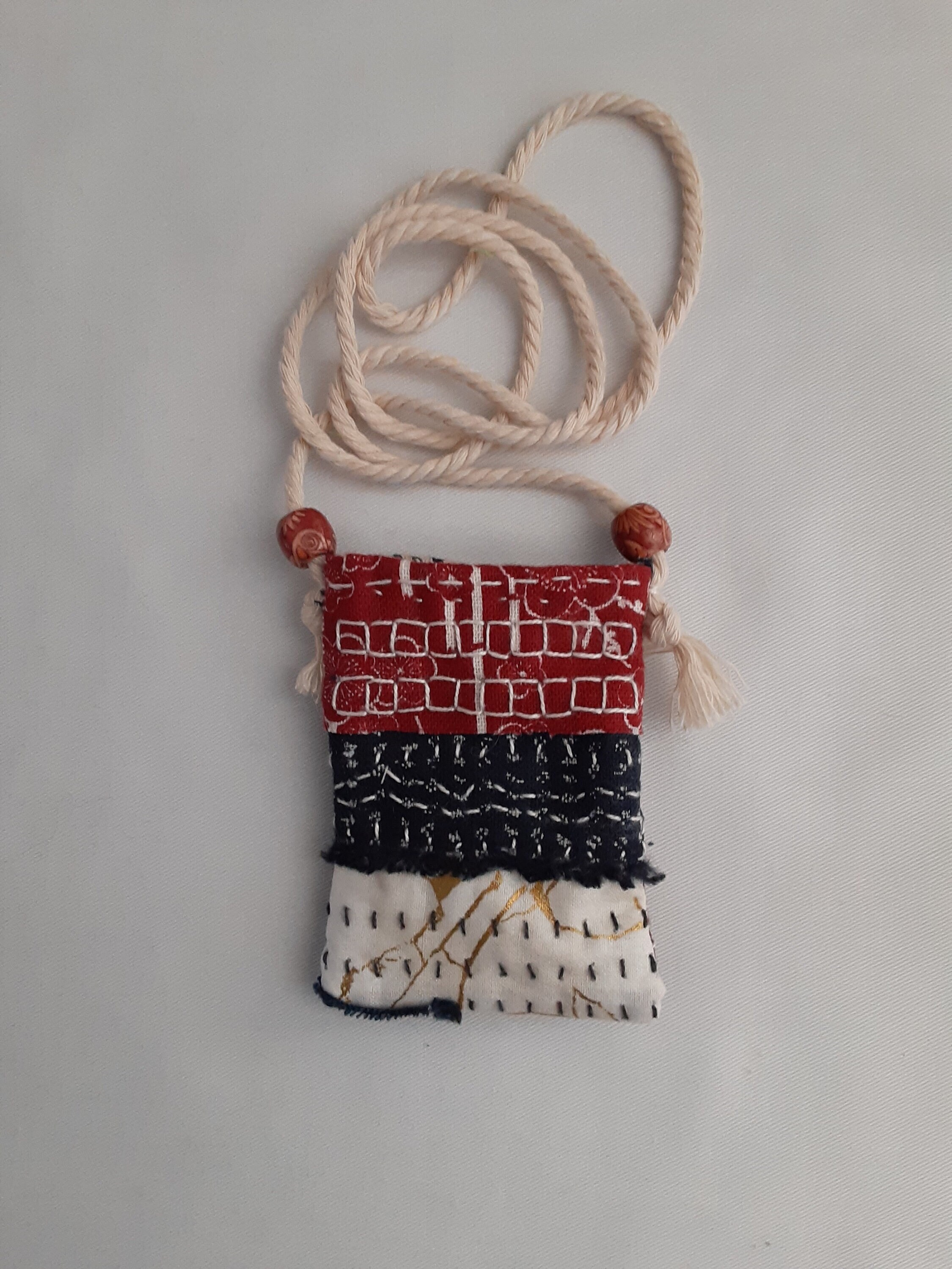 Katazome Cotton Talisman Pouch - Etsy