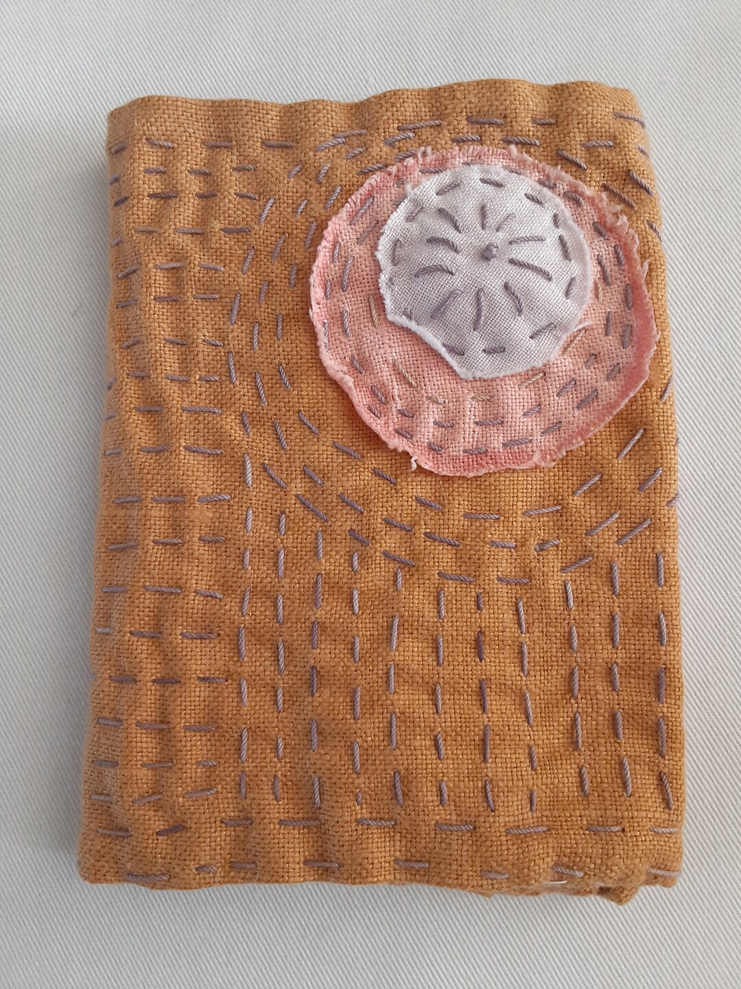 Hand-dyed Linen Needle Book - Etsy