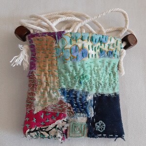 Scrappy Tiny Stitched Talisman Pouch - Etsy