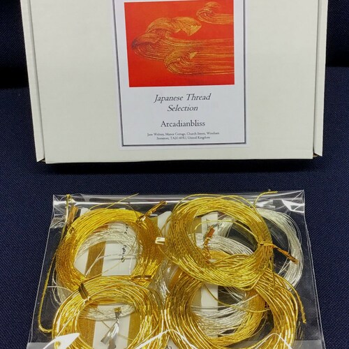 Japanese Gold Thread 8 Shade Selection 200 Metres 8 X 25m. - Etsy UK