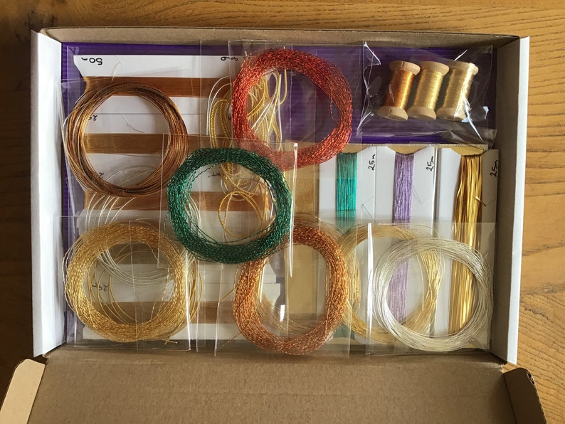 Japanese Gold Threads. A Medley of Goldwork Materials for - Etsy