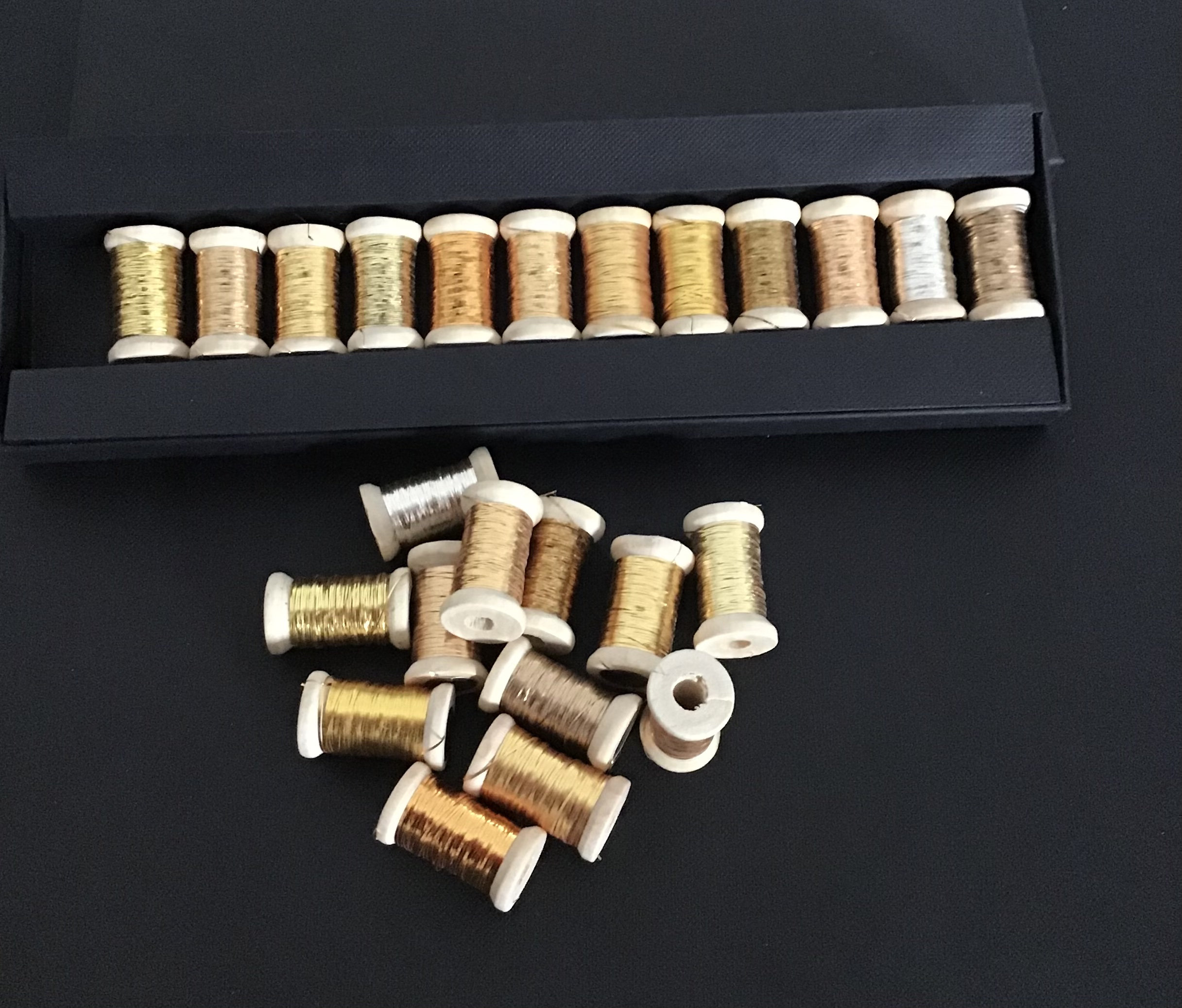 Japanese Flat Thread Collection. 12 X 12 Metres144 Metres - Etsy