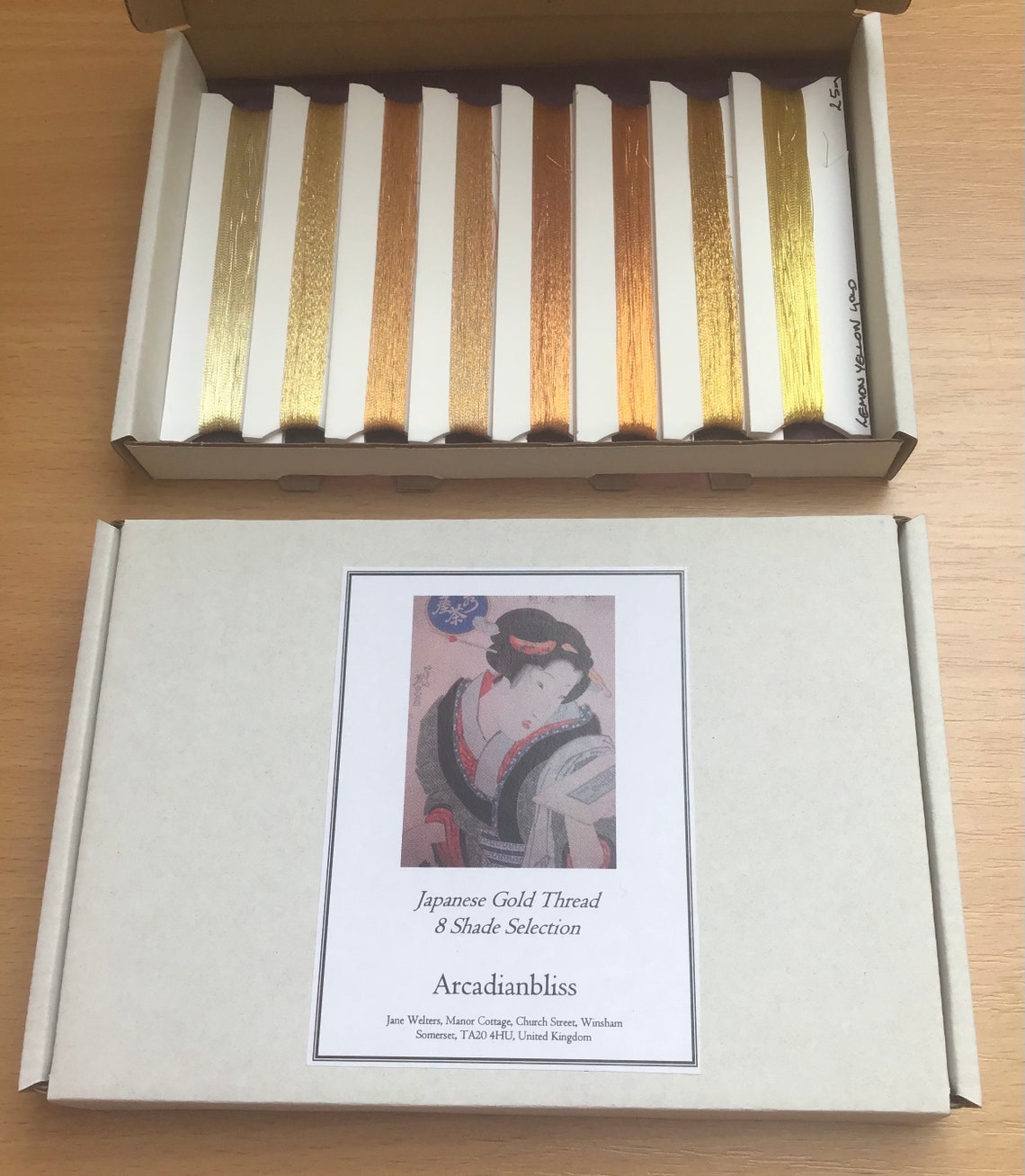 Japanese Gold Thread 8 Shade Selection 200 Metres 8 X 25m. - Etsy UK