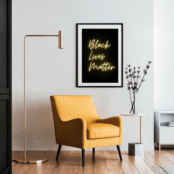 Neon Print - Etsy