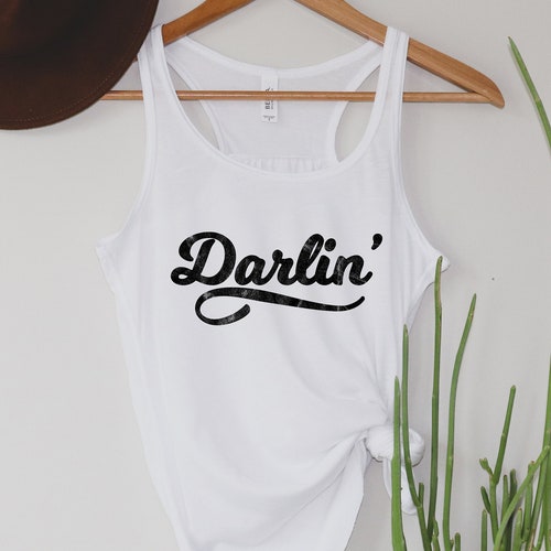 Darlin' Shirt Tank Tops for Women Country Western - Etsy