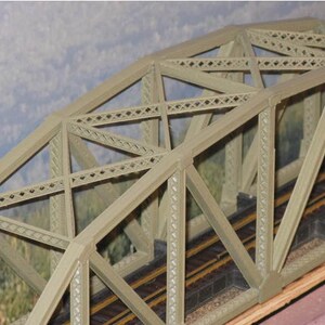 N Scale 3D Printed 126 Ft. Single Track Steel Arched Truss Bridge. - Etsy
