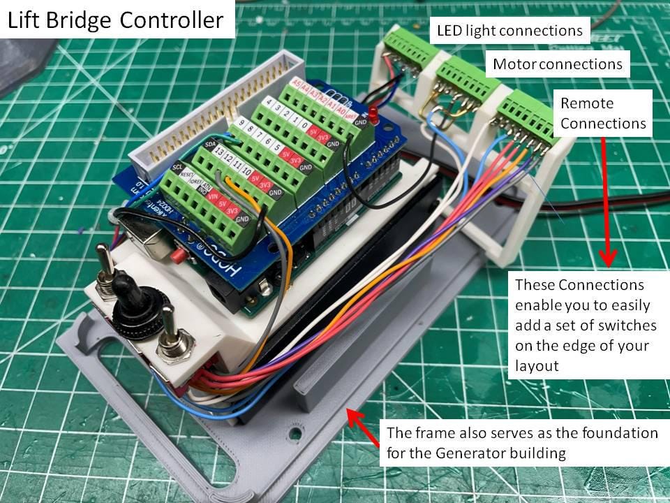 3D Printed HO Scale Motorized Lift Bridge. Detailed Instructions and ...