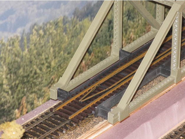 HO Scale 3D Printed 126 Ft. Steel Arched Truss Bridge. - Etsy