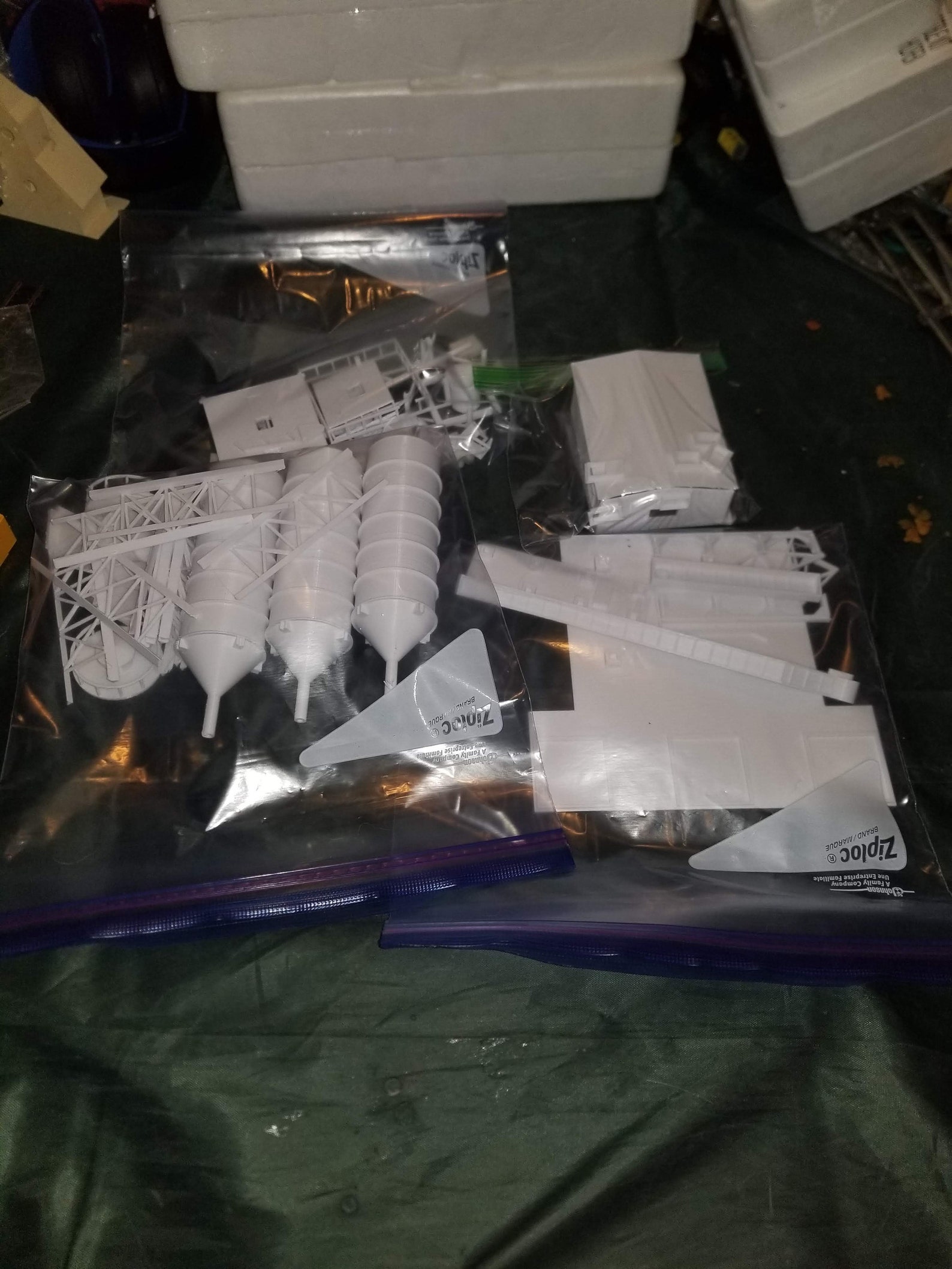 HO Scale 3D Printed Model Railroad Concrete Factory - Etsy