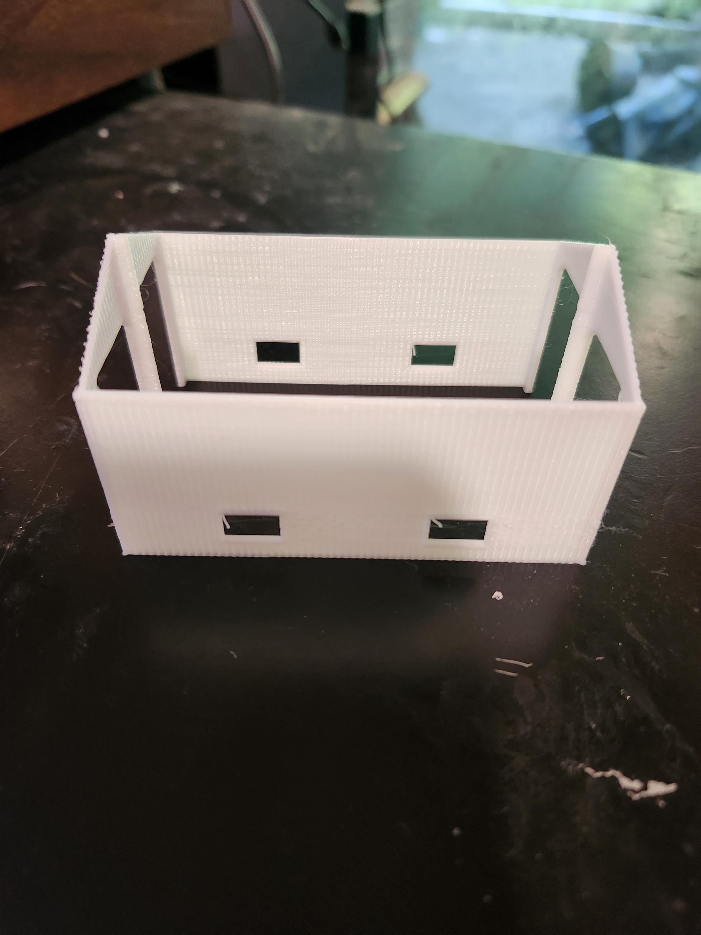 3D Printed HO Scale 8 Silo Concrete Grain Elevator With Double Track ...