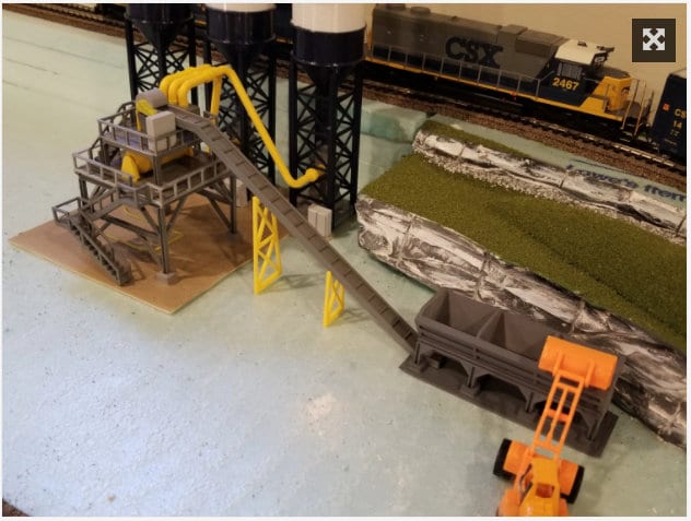 N Scale 3D Printed Model Railroad Concrete Factory - Etsy