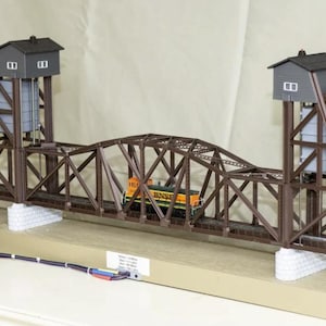 3D Printed HO Scale Motorized Lift Bridge. Detailed Instructions and ...