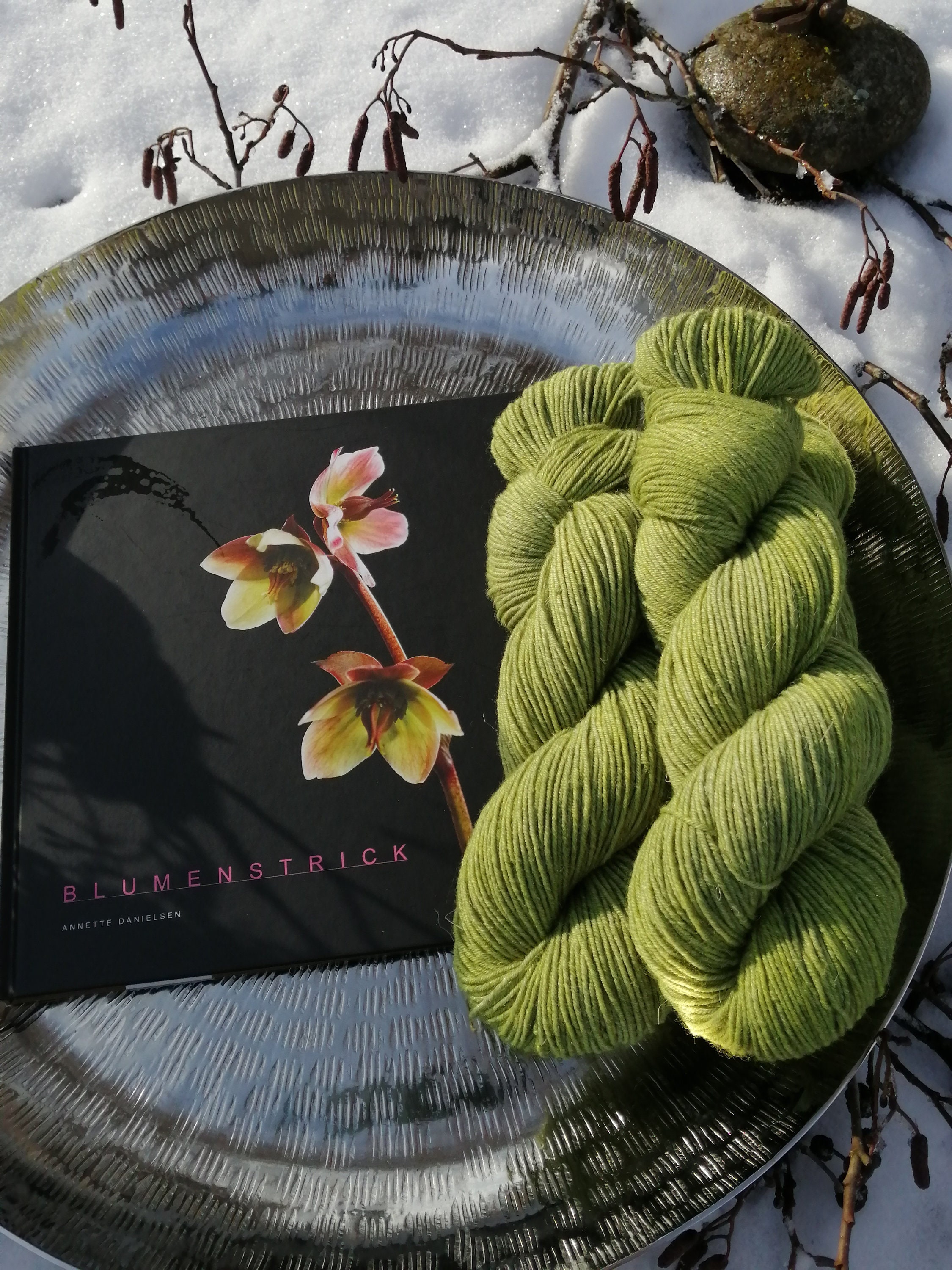 Färbung Frühlingssehnsucht Wolle trifft Hanf | Etsy