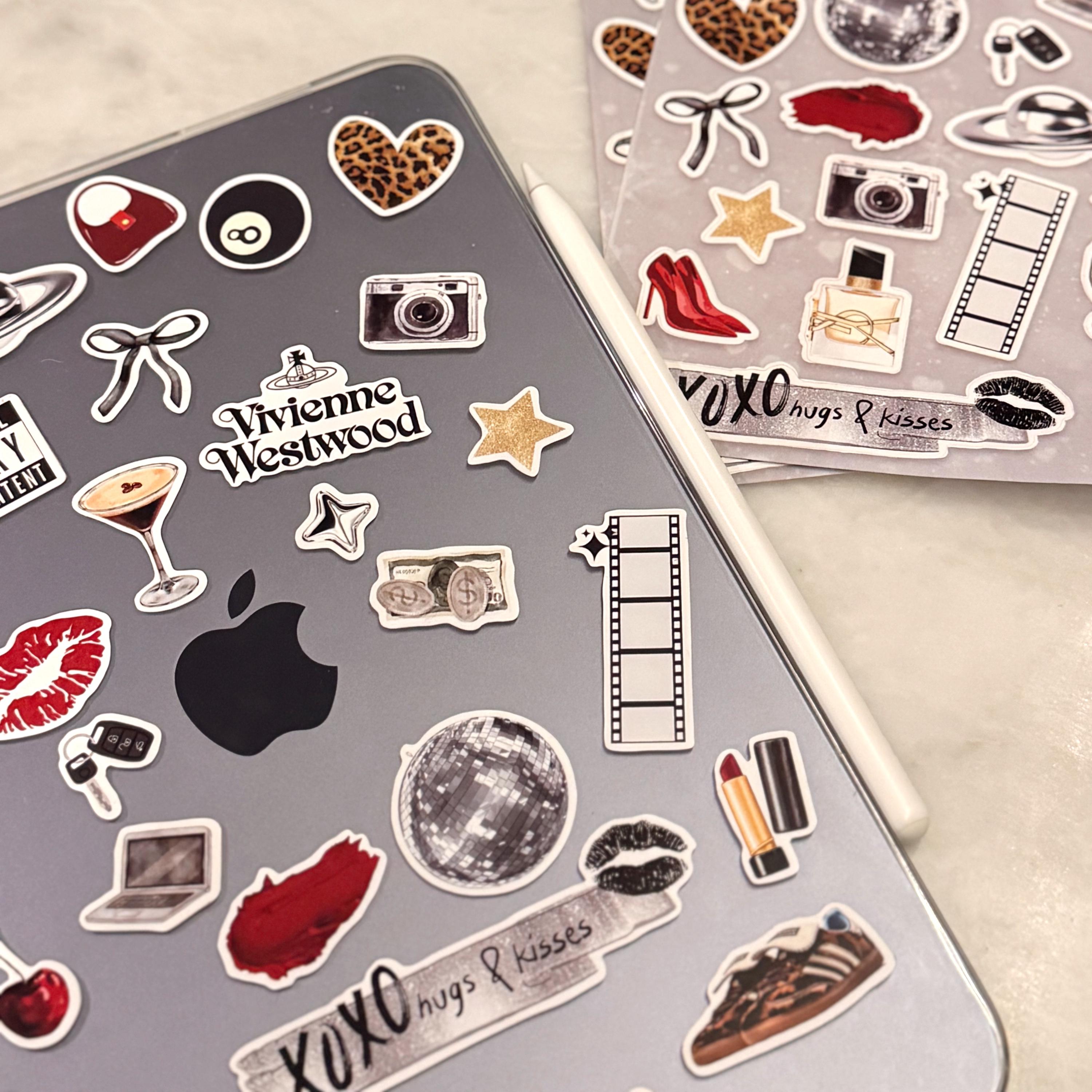 28 PCS Stargirl Aesthetic Sticker Sheet Bullet Junk Journal Kindle ...