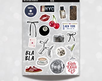 The Pinterest Girl Sticker Pack Waterproof Stickers Laptop Stickers ...