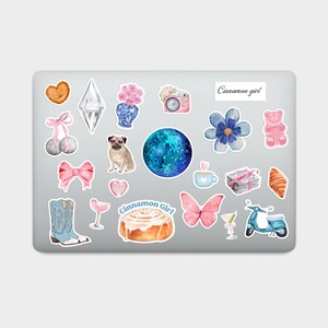 Cinnamon Coquette Sticker Set Aesthetic Journal Stickers Sheet Planner ...