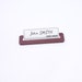 Leather Desk Name Plate Maroon / Office Gift / Minimalist - Etsy