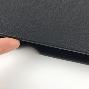 Desk Pad / Leather Desk Mat / Leather Cover Desk Pad With Wood | Etsy