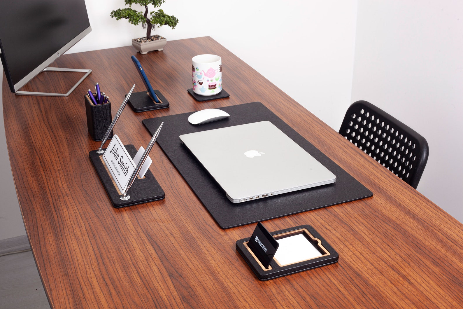 Office Desk Set - Desk Accessories Set - Personalized Desk Set - Office ...
