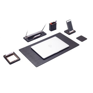 Office Desk Set - Desk Accessories Set - Personalized Desk Set - Office ...