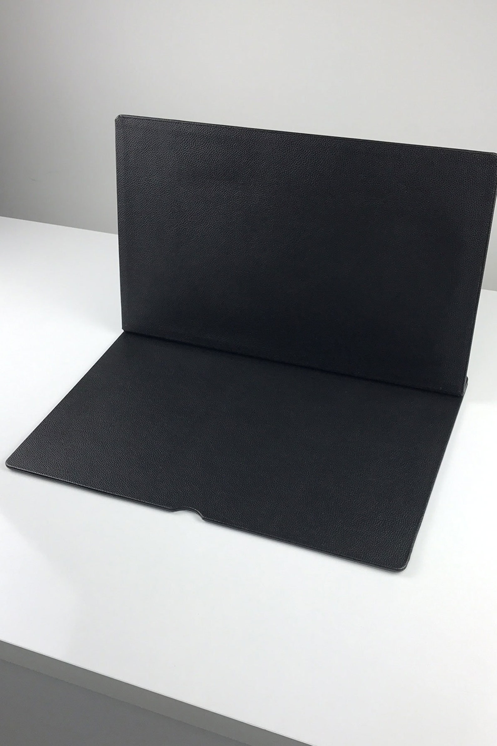 Desk Pad / Leather Desk Mat / Leather Cover Desk Pad With Wood | Etsy