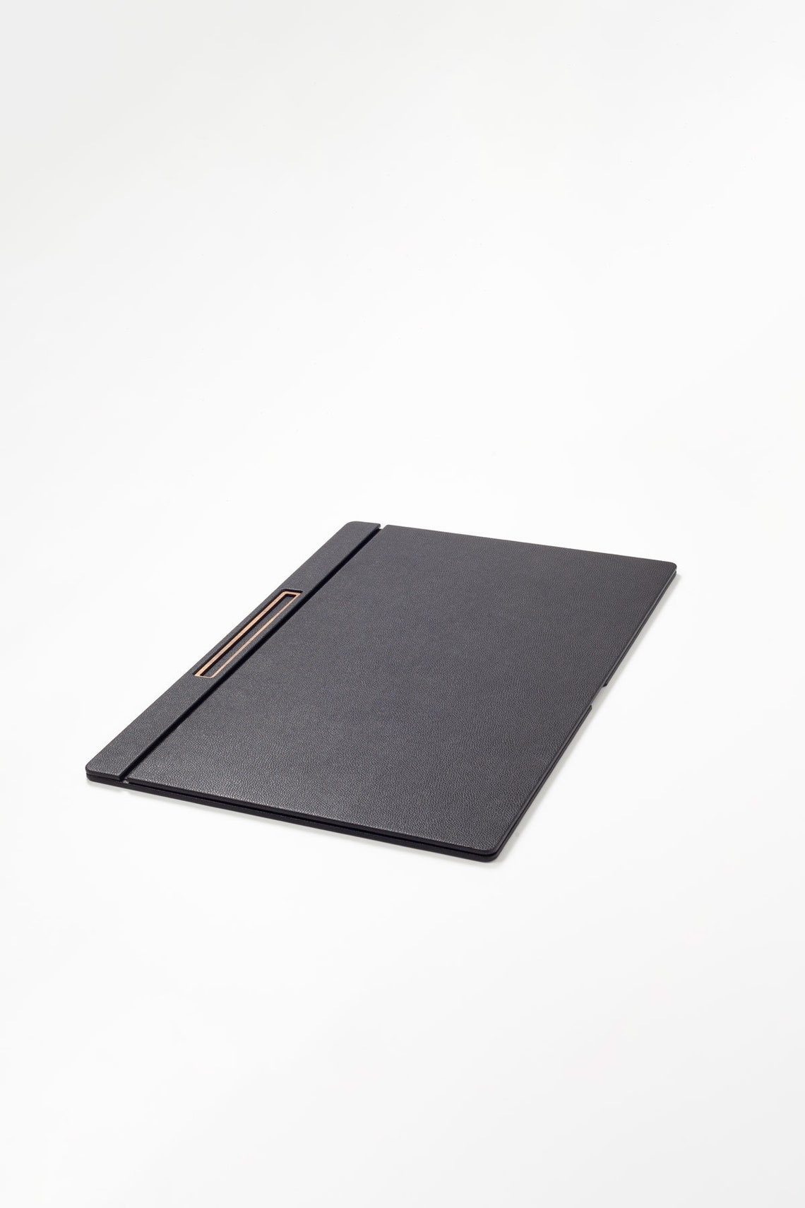 Desk Pad / Leather Desk Mat / Leather Cover Desk Pad With Wood - Etsy